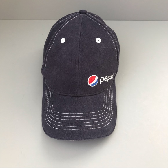 Pepsi | Accessories | Pepsi Canvas Logo Sodagear Snapback Cap Blue ...